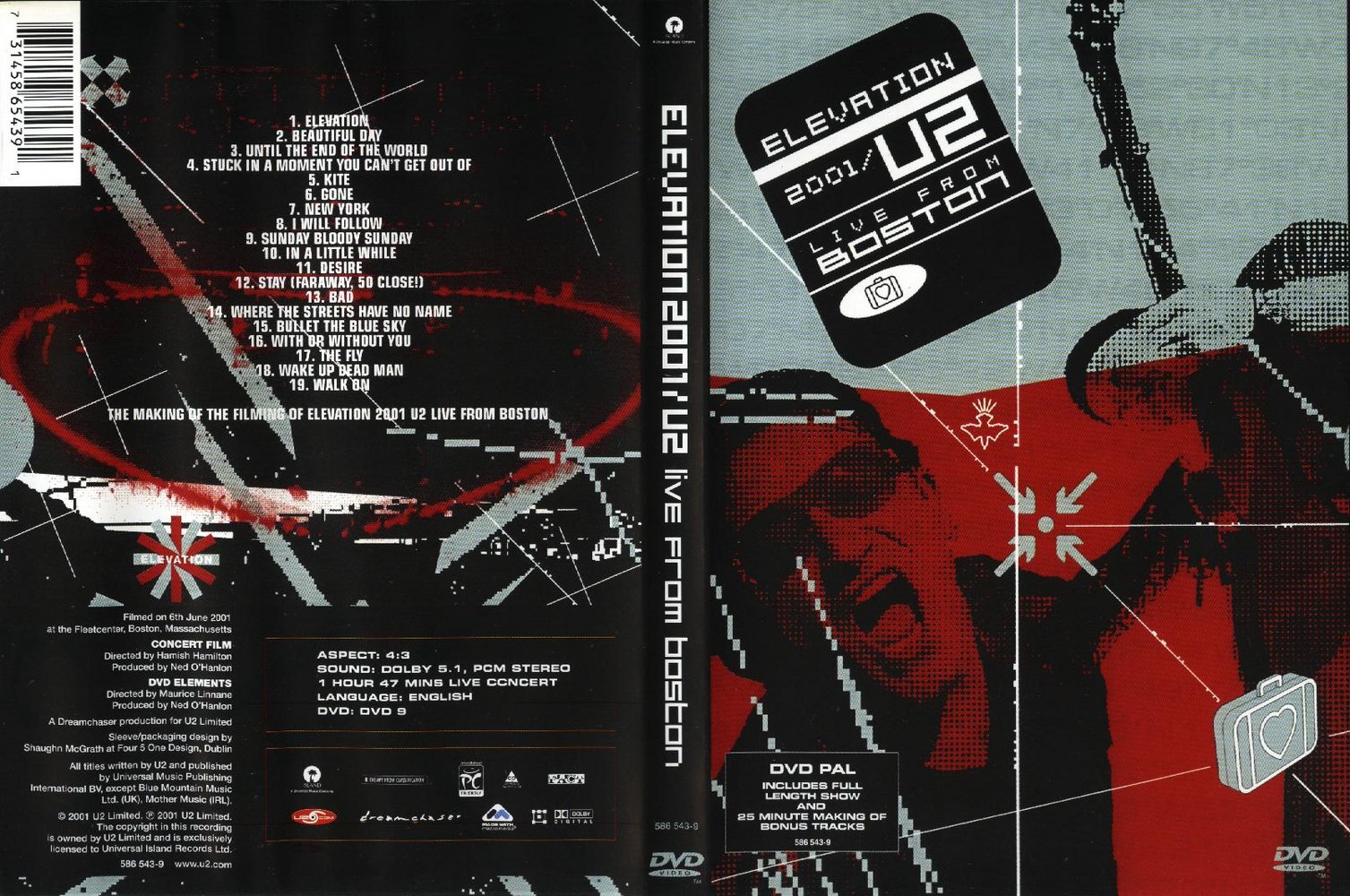 U2 Live In Boston : Front | DVD Covers | Cover Century | Over 1.000.000 ...